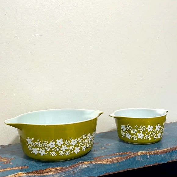 Pyrex | Kitchen | Vintage Crazy Daisy Pyrex Nesting Bowls | Poshmark